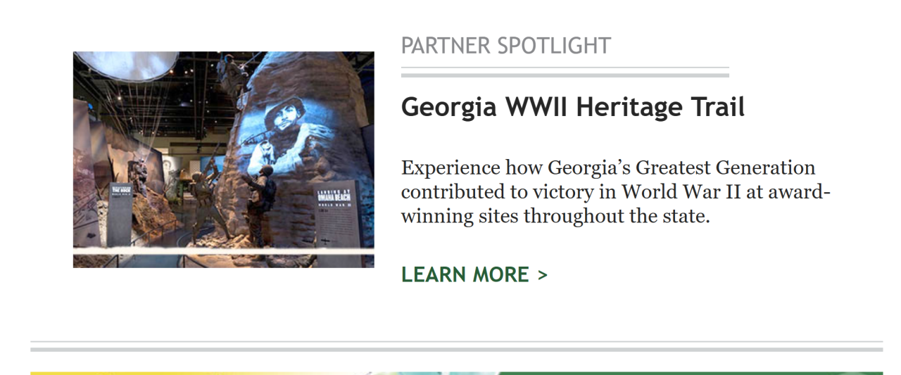Explore Georgia Spotlights The Trail | Georgia World War II Heritage Trail
